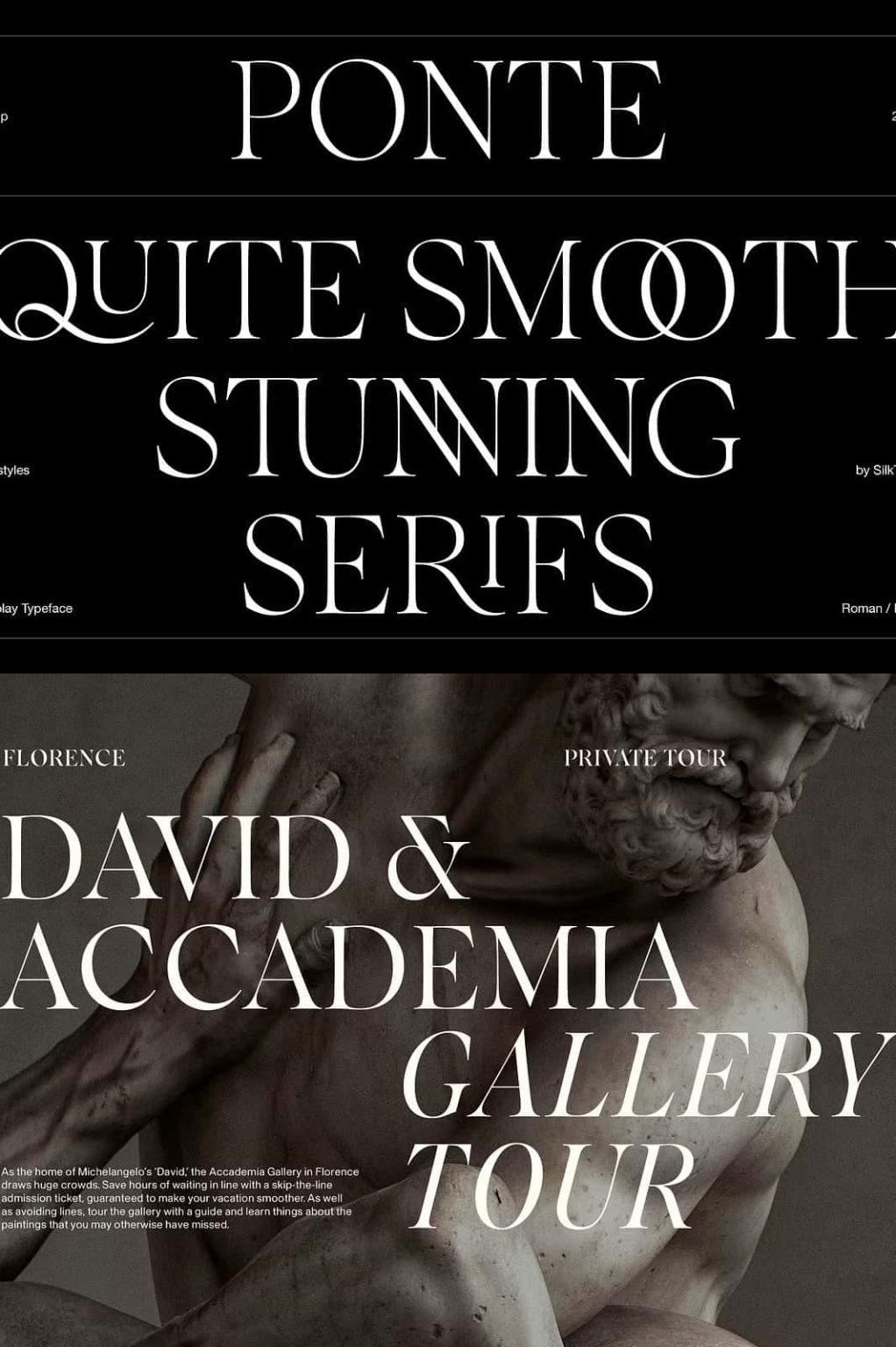 Ponte - 10 font family - debozze
